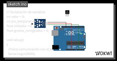 Temperaturalm35 Wokwi Esp32 Stm32 Arduino Simulator