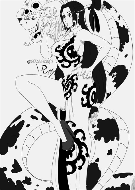Boa Hancock Fanart By Gneugneugneuartlp On Deviantart