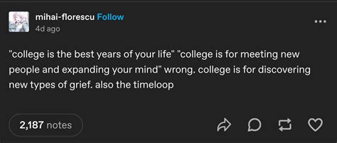 In College My Time Loop Was Going To Classes Then Failing Those Classes