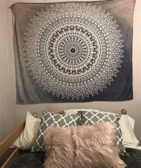Grey Bohemian Tapestry Bohemian Tapestry Tapestry Boho Theme
