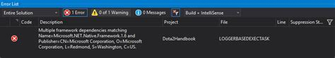 C Multiple Framework Dependencies Matching Uwp Stack Overflow