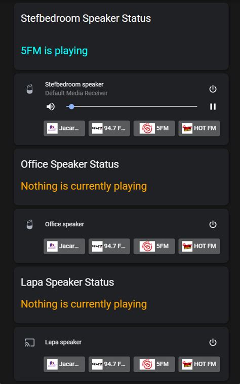 Custom Mini Media Player Highlight Button That Was Selected Frontend