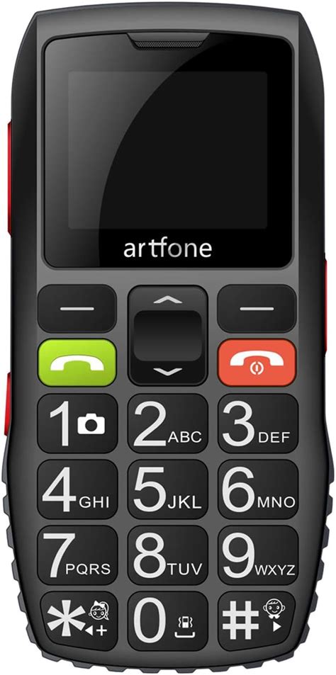 Artfone C1 Senioren Mobiele Telefoon Zonder Contract Dual Sim