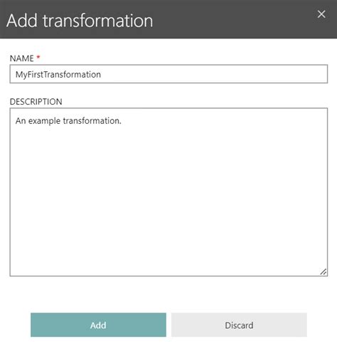 Getting Started Setup Your First Data Transformation