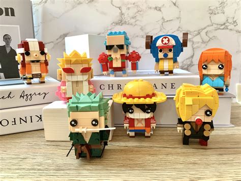 One Piece Brickheadz Building Blocks Luffy Nami Chopper Sanji Zoro