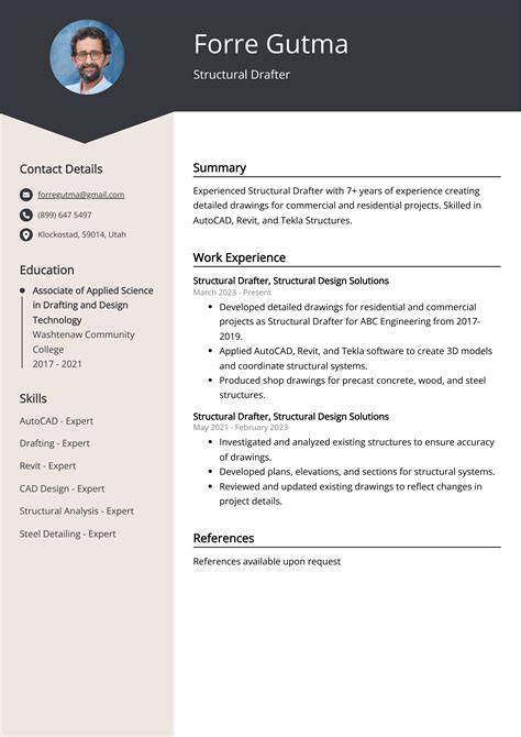 Structural Drafter Resume Examples Template 20 Tips