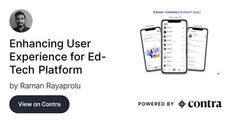 Enhancing User Experience For Ed Tech Platform By Raman Rayaprolu
