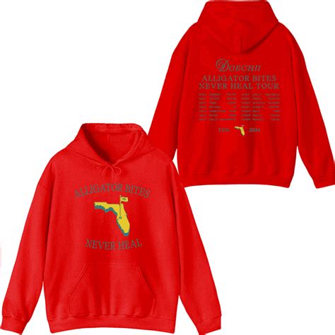 Doechii Merch Alligator Bites Never Heal Tour Hoodie Hoodies Unisex