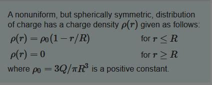 A Find The Total Charge Contained In The Chegg