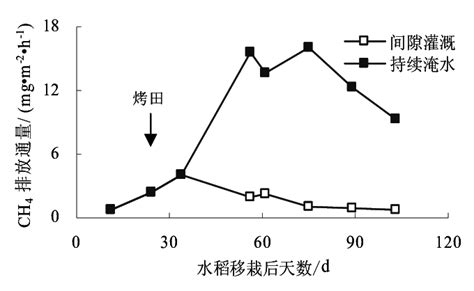 Temporal Variation Of Ch 4 Emission From Rice Field Download Scientific Diagram