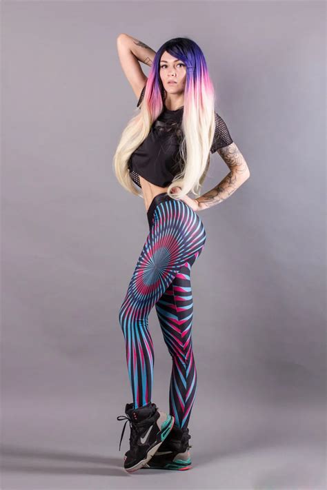 Sexy Yoga Printing Sport Legging Pants For Shemales And Crossdressers