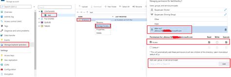 Get Specific User Permissions On Azure Data Lake Gen2 Acl Stack Overflow