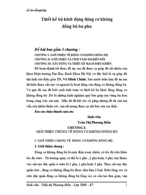 Thiet Ke Bo Khoi Dong Dong Co Khong Dong Bo Ba Pha Do An Tot Nghiep
