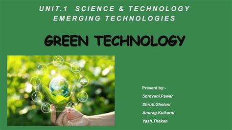 Green Technology 2pptx