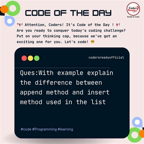 code of the day conquer today s coding challenge coders ready posted