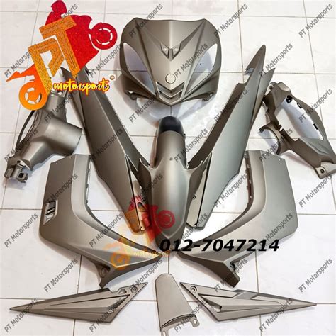 Yamaha Lc 135 V1 Cover Set Matt Gold Kosong Malaysia Ayer Itam Penang Supplier Retailer Pt