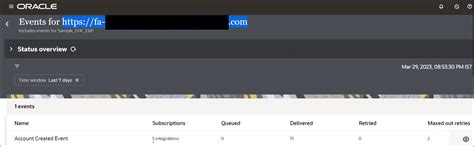 Diagnose And Manage Event Based Oracle Fusion Applications Integrations