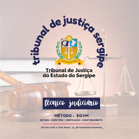 Plano De Estudos Tribunal De JustiÇa De Sergipe Tjse Cargo