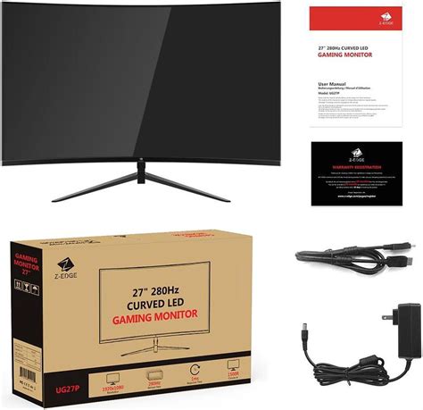Z Edge 27 Inch 1080p Full Hd 1920 X 1080 280 Hz 1 Ms Curved Gaming