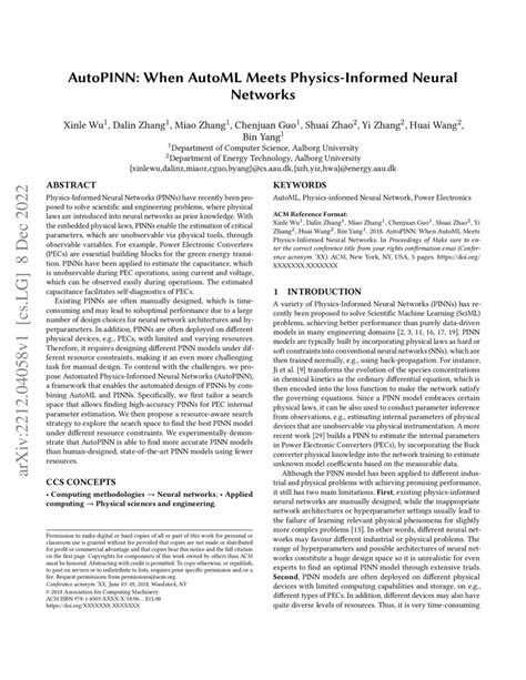 autopinn when automl meets physics informed neural networks deepai