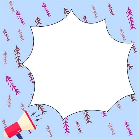 신선하고 중요한 뉴스 메시지를 제시하는 음성 풍선이 있는 확성기 음성 장치 새 발표를 보여주는 대화 거품이 있는 확성기 프리미엄 벡터