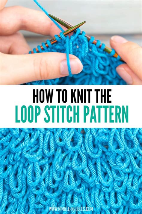 How To Knit The Loop Stitch Aka Flocatti Stitch