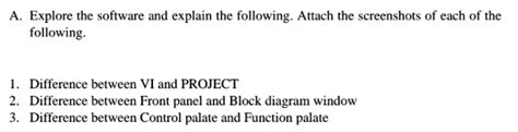 SOLVED The Above Question Is About LabVIEW Software Kindly Answer With Respect To LabVIEW