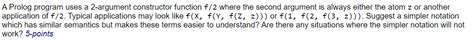 Solved A Prolog Program Uses A 2 Argument Constructor