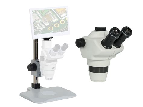 Etr600lbs Hd Trinocular Digital Microscope With Led Ring Light And Basic Stand