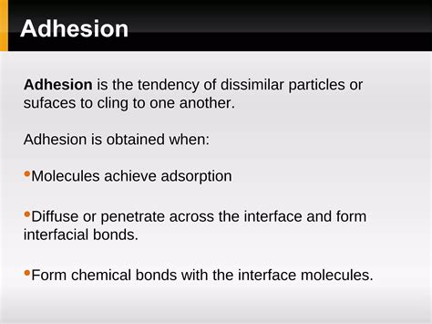 Adhesive Tape Strength PPT