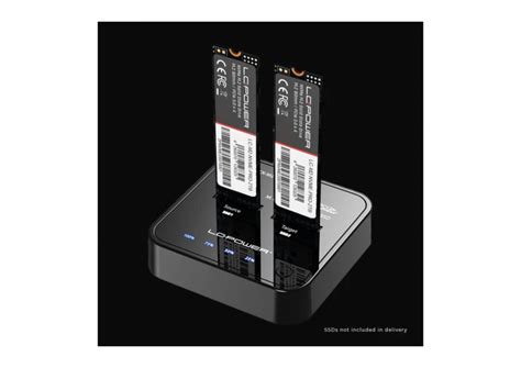 HDD DOCKING LC Power LC DOCK M NVME USB Gen X Docking Station For Two NVMe M SSD