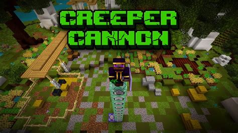 Creeper Cannon With Commands Minecraft Bedrock Tutorial Youtube
