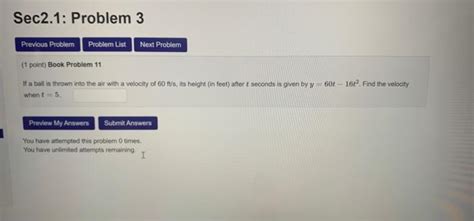 Solved Sec21 Problem 2 Previous Problem Problem List Next