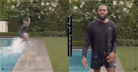 Nba／詹皇 Lebron James 再度展現怪物體能，37 歲生化人直接從泳池跳上岸！ Juksy 街星