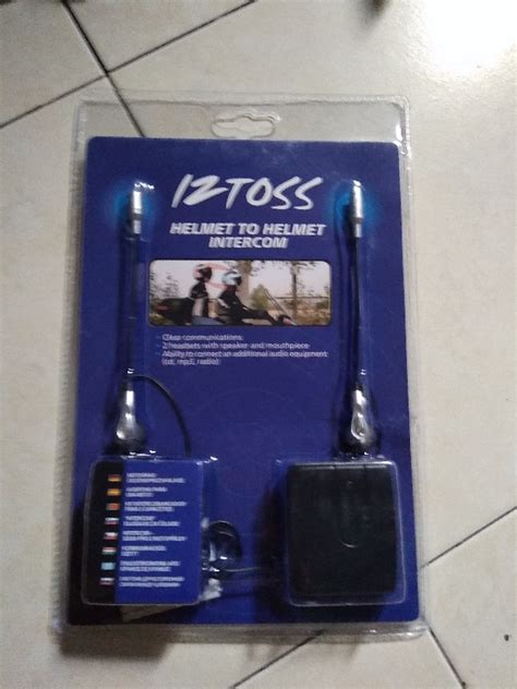 Headset Intercom Komunikasi 2 Arah Dengan Mic Untuk Helm Motor Shopee