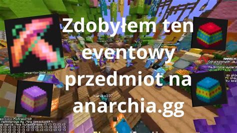Zdobyłem ten przedmiot eventowy na anarchia gg YouTube
