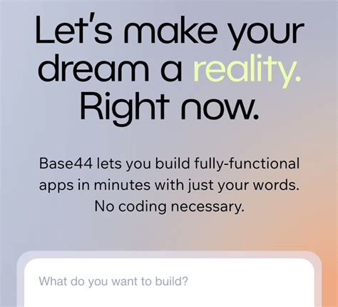 Base44 Apps Without Coding In Minutes Ai No Code Platform