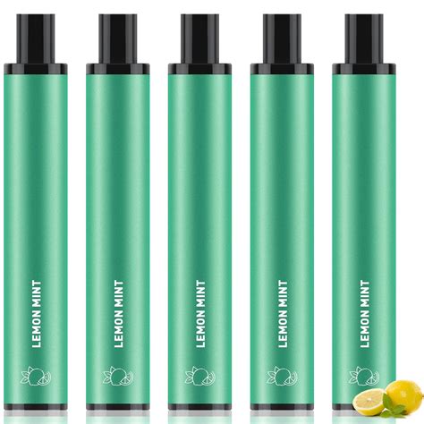 【楽天市場】電子タバコ使い捨て Vape 7500回吸引可能 レモンミント風味 ベイプ 持ち運びシーシャ 爆煙 水蒸気タバコ シーシャ 禁煙