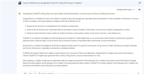 La Differenza Tra Google Bard Chat GPT E Bing Chat Spiegata Dall AI