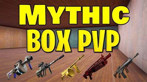 Mythic Box Pvp📦 Fortnite Creative Map Code Dropnite
