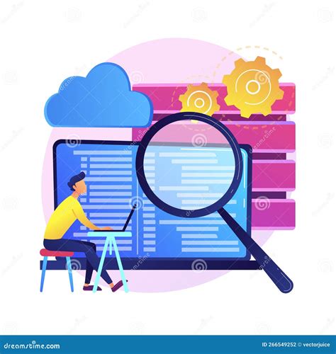 Qa Tester Vector Concept Metaphor Stock Vector Illustration Of Code