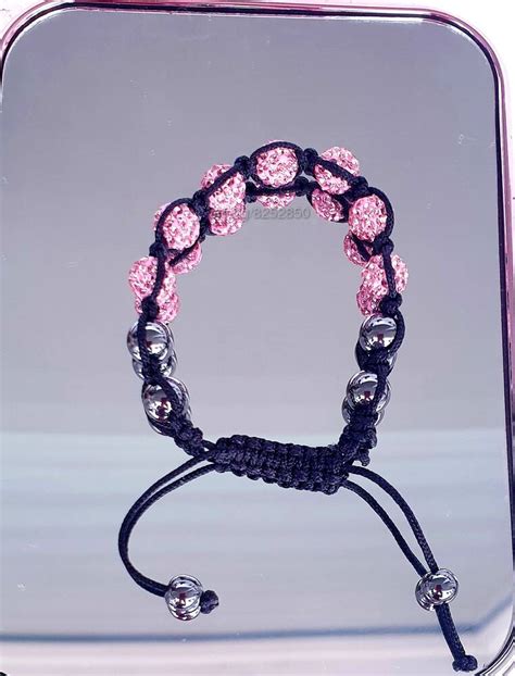 Гривна шамбала Дамско бижу Полускъпоценни камъни Бижута Русе Гривна шамбала от кристал