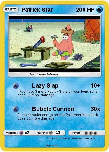 Patrick Star Being Lazy