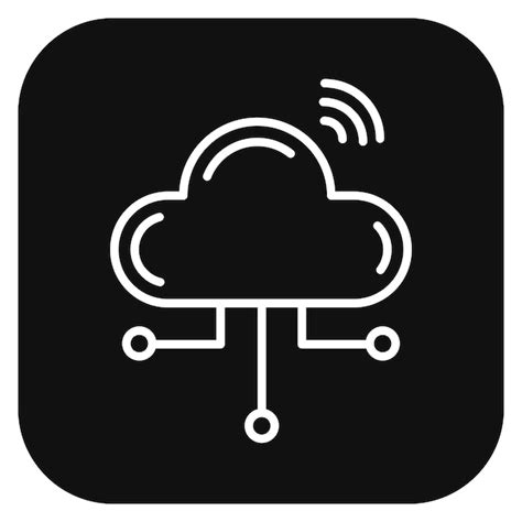premium vector cloud connection vector illustration