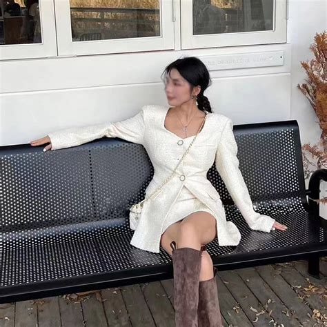 [트위드자켓 미니스커트 Set~ ] 메리미 트위드 자켓 스커트 세트 투피스 M L 에이블리