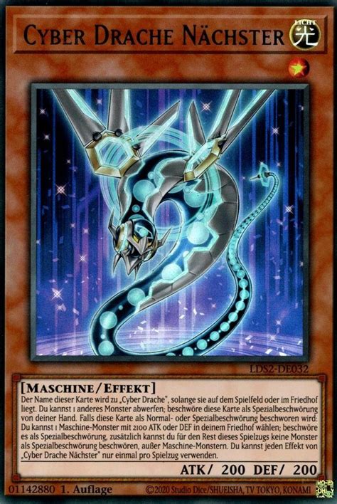 Recollectibles Sammelkarte Yugioh Cyber Drache Nächster V 2 Yu Gi Oh