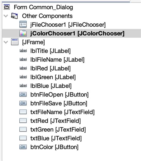 6 Java Dialog