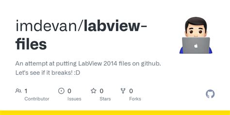 GitHub Imdevan Labview Files An Attempt At Putting LabView 2014 Files On Github Let S See If