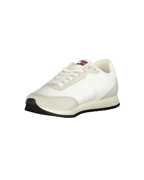 Tommy Hilfiger White Polyurethane Men Sneaker For Men Lyst