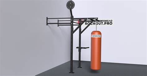 Пристенная функциональная рама c подвесом для боксерского мешка - Rockout